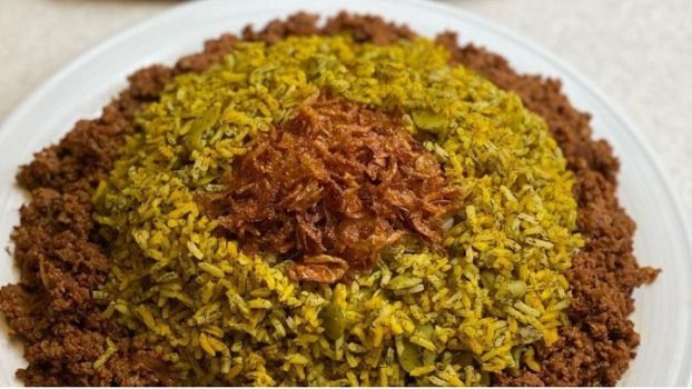 طرز تهیه باقالی پلو با گوشت چرخ کرده ساده و قلقلی به روش رستورانی ...